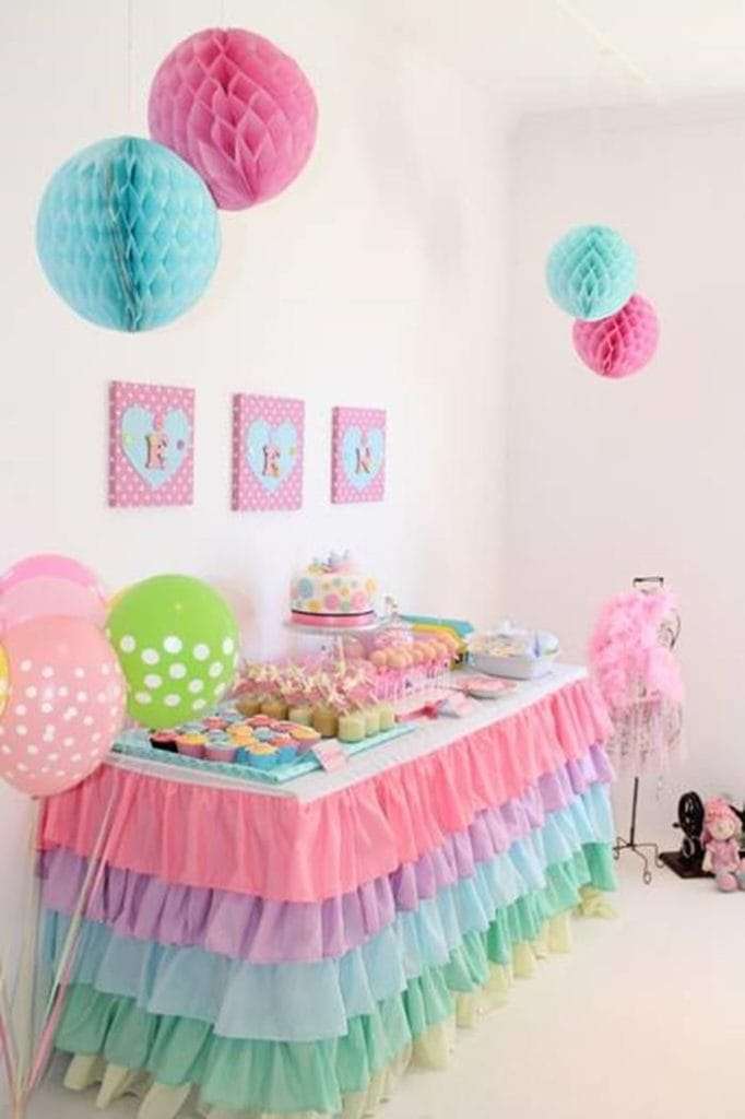 Little girl birthday party decor – becoration