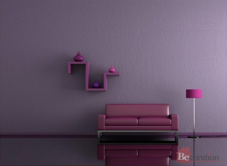 Decorating with different shades of purple – becoration